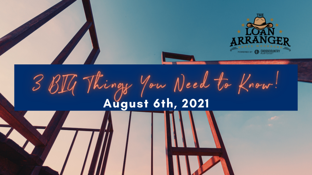 3 Big Things: Interest rates are still very attractive, we have ...